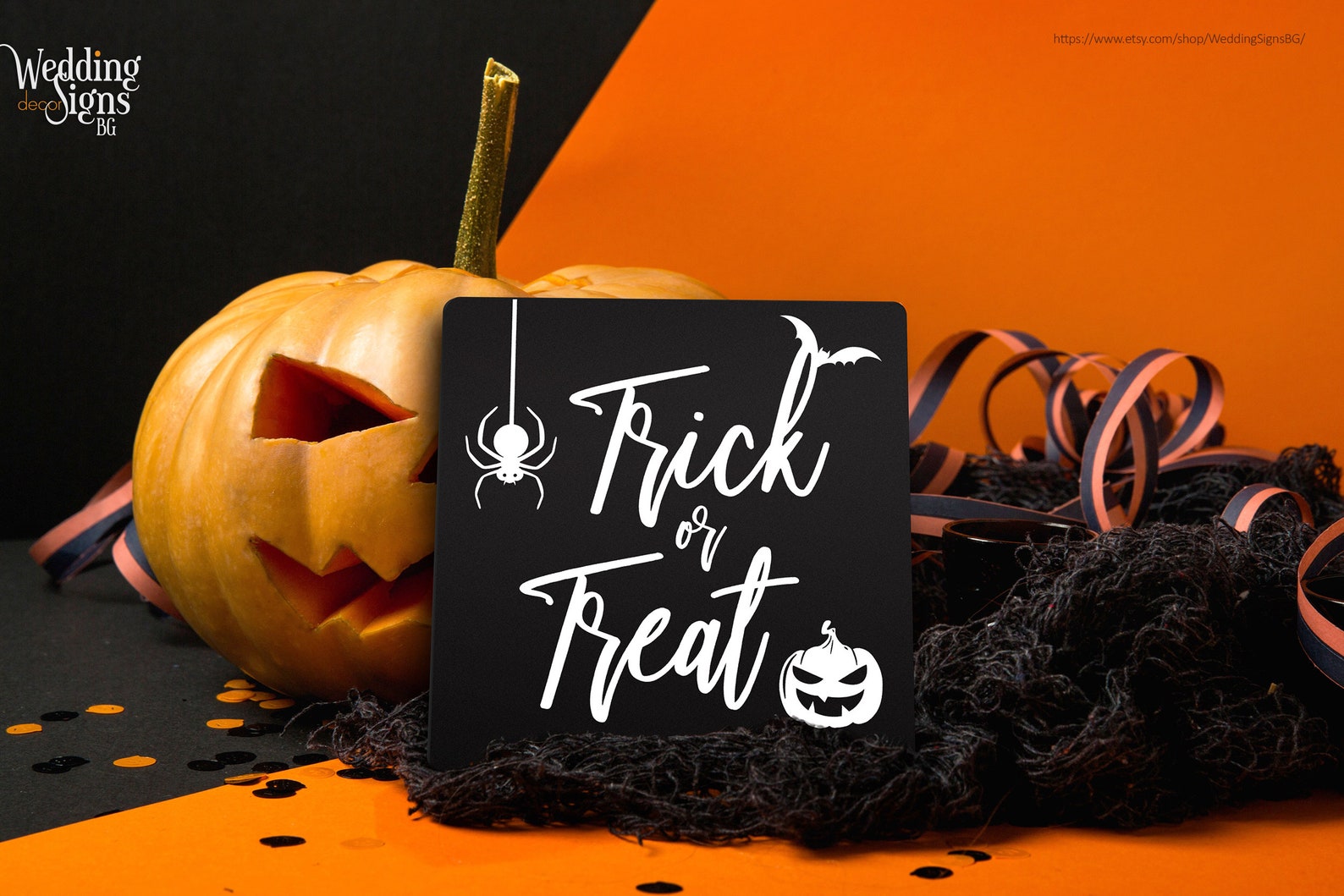 Halloween Decor Halloween Wood Signs Halloween Signs | Etsy