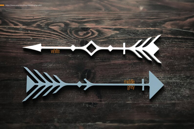 Arrow Wood Sign Arrow Wall Decor Wood Arrow Signs Heart - Etsy