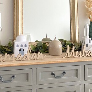 Customized Sign for Shelf, Standing Word Signs, Custom Standing Words ...