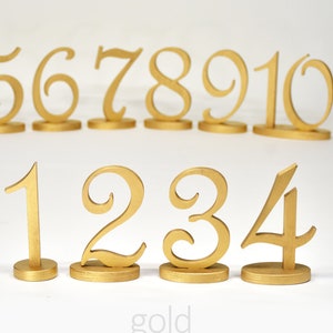 Number Signs for Table / Wedding Table Numbers / Rustic Table ...