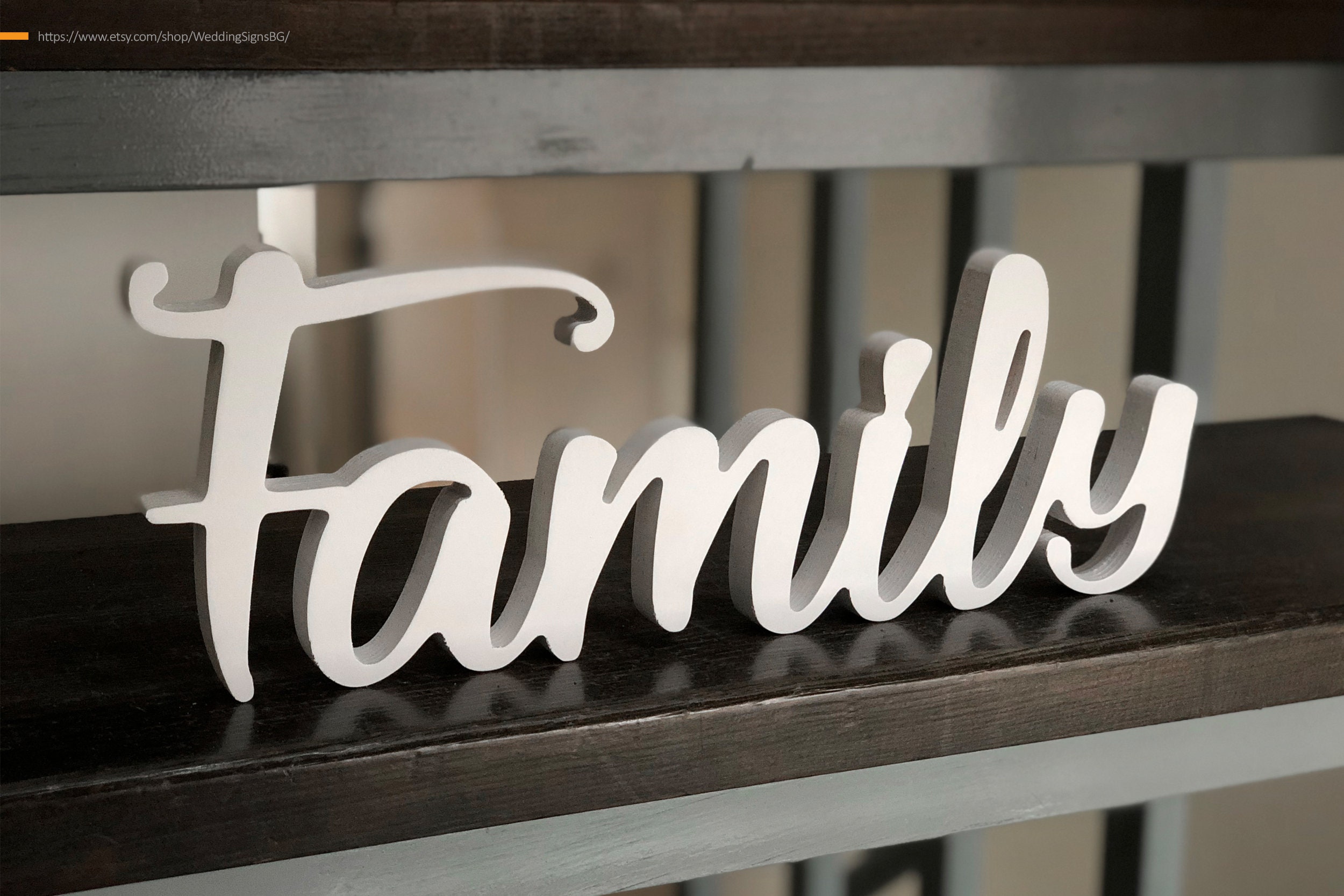 Family Sign Family Wood Signs Freestanding Family Decor | Etsy