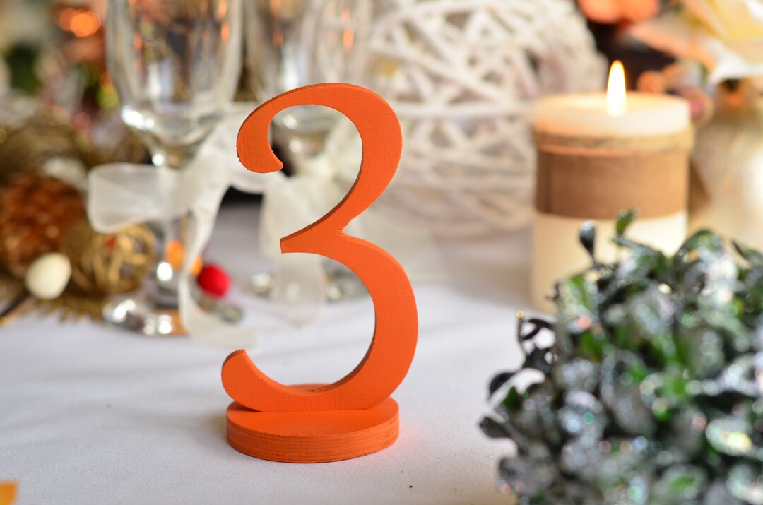Beautiful Wooden Table Numbers for Your Wedding Reception, Wedding ...
