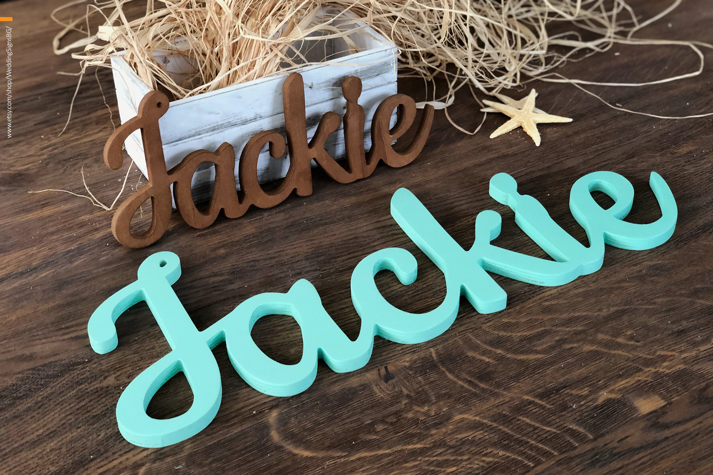 Custom Name Signs Freestanding Name Sign 55 Tall | Etsy