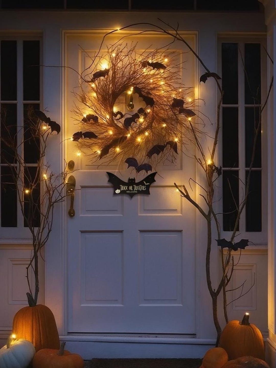 Bat Sign | Halloween Decor | Custom Wood Sign | Halloween Party ...