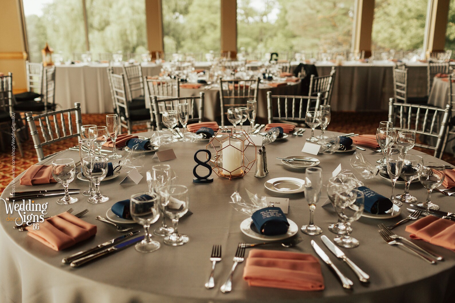 Self Standing Table Numbers Wedding Reception Numbers Gold - Etsy