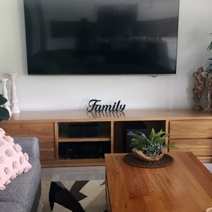 Family Sign, Family Wood Signs, Freestanding Family Decor, 5,5" High ...