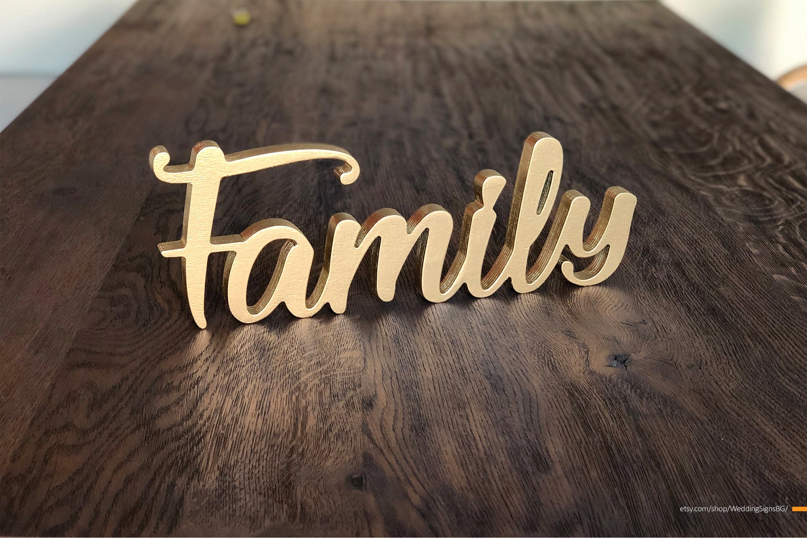 Family Sign Family Wood Signs Freestanding Family Decor | Etsy