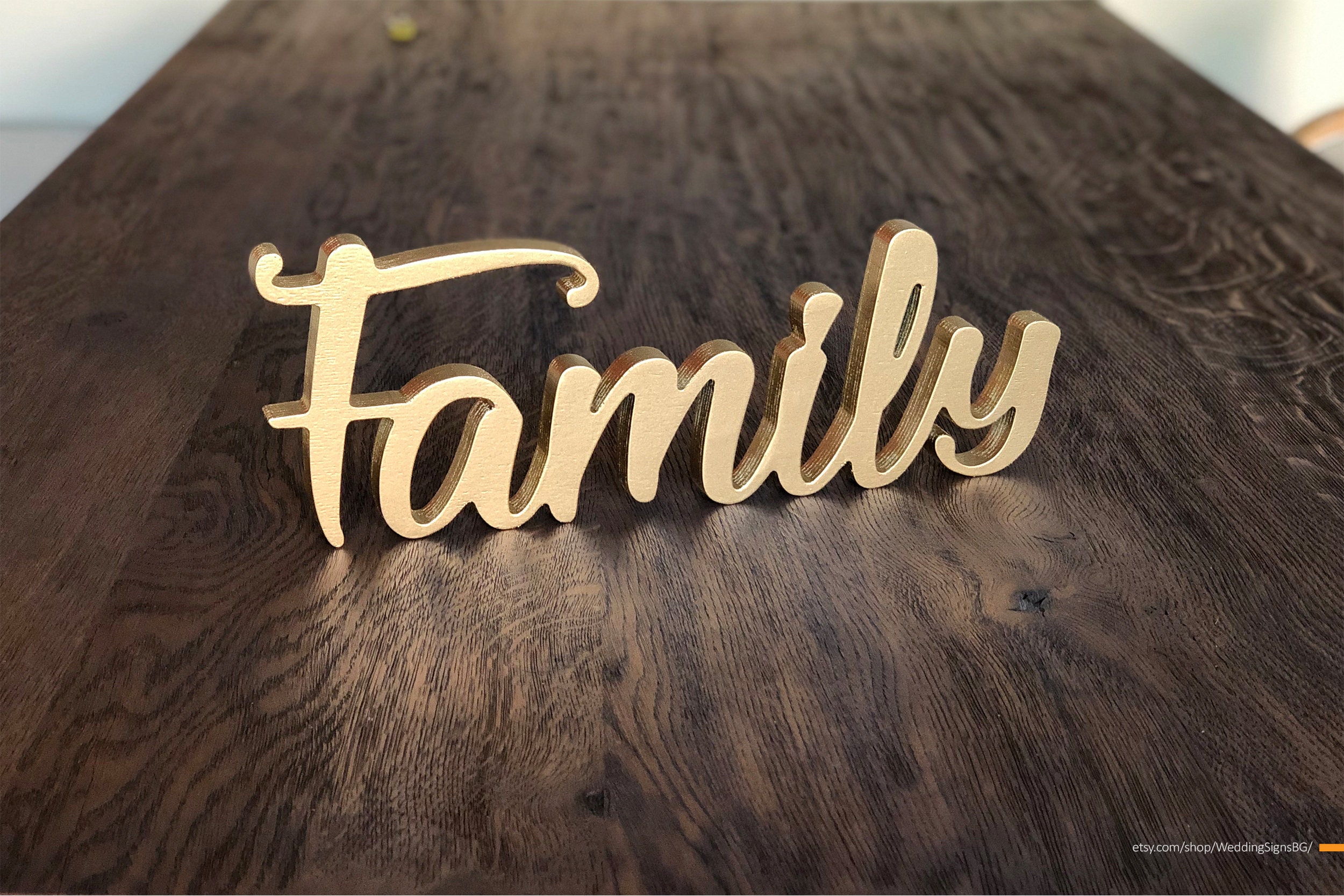 Family Sign Family Wood Signs Freestanding Family Decor | Etsy