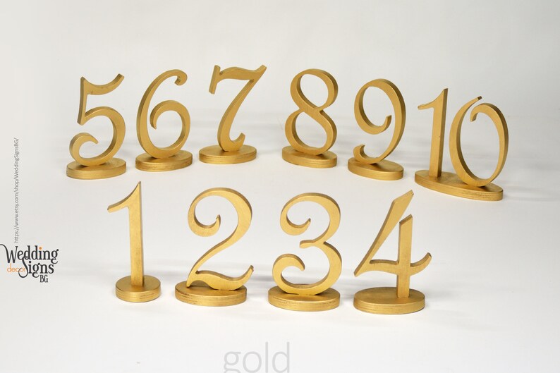 Rustic Table Centerpieces Wood Numbers for Wedding Wedding - Etsy