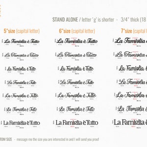 Italian Family Signs / Family is Everything / La Famiglia E Tutto ...