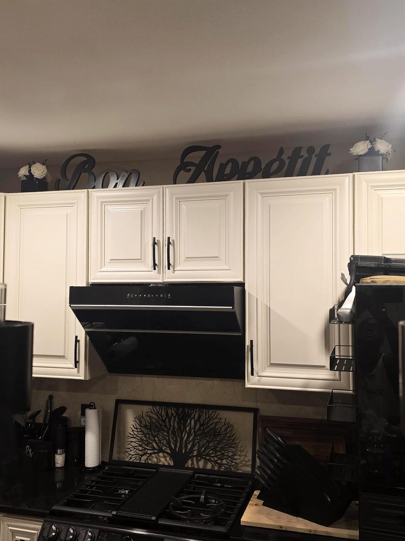 Kitchen Decor Bon Appetit, Kitchen Wood Sign for Countertops, Kitchen ...