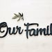 Wooden Wall Sign 'our Family', Family Wall Art, Our Family Wall Decor ...