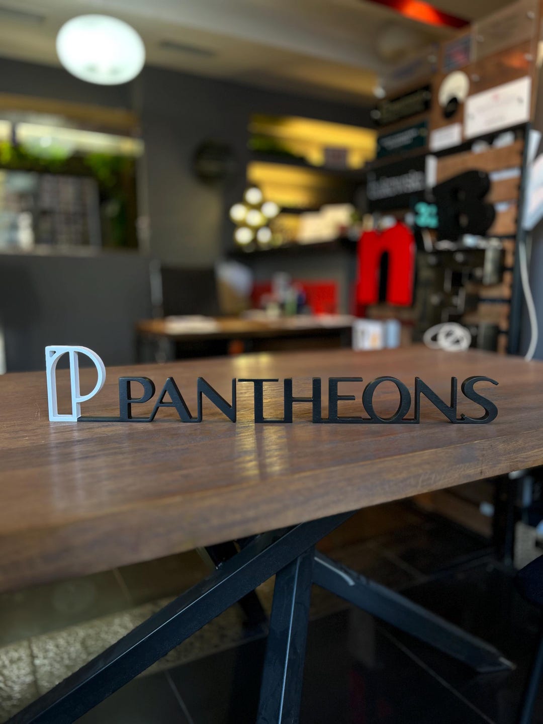 Custom Wood Company Logo Sign, Unique Personalized Office Signage ...