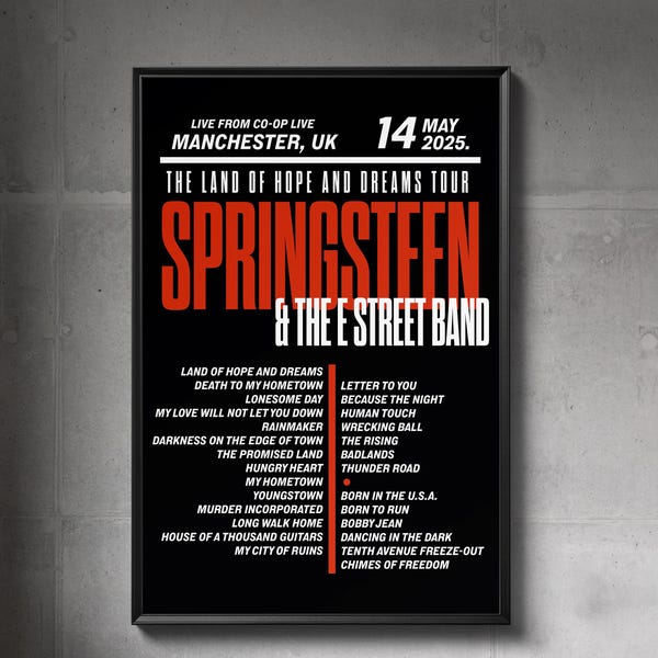 Bruce Springsteen - Etsy UK