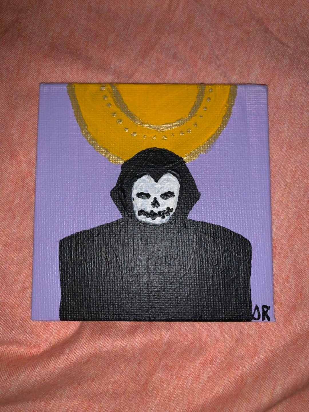 Holy Grim Reaper Original Acrylic Painting - Etsy