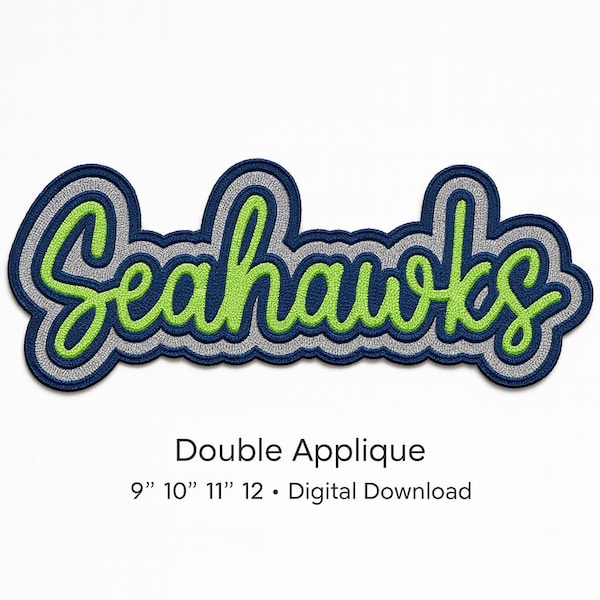 Seahawks Patch Sweatshirt - Etsy