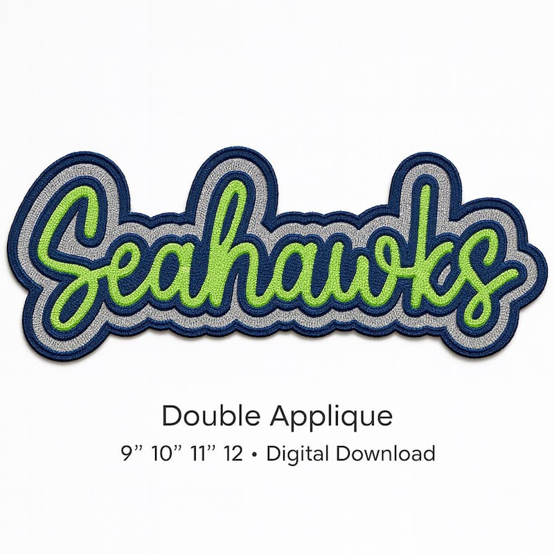 Seahawks Patch Sweatshirt - Etsy