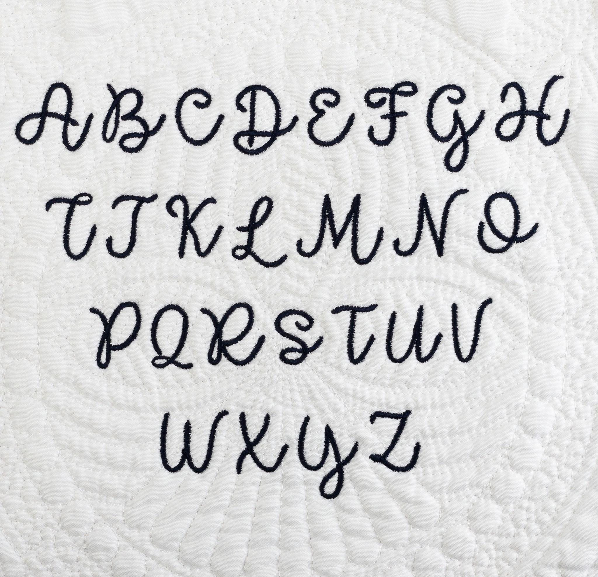 Indie Coast Machine Embroidery Font Trio: Native BX, Satin Stitch ...