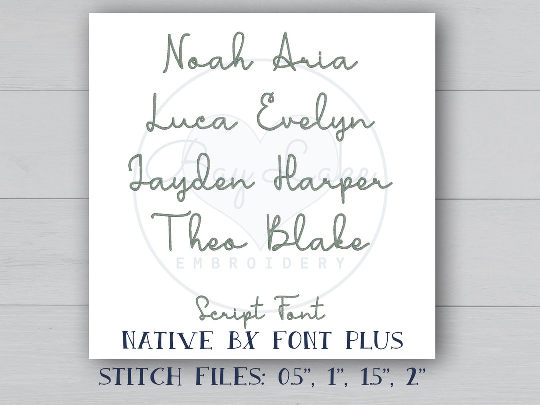 Machine Embroidery Font, Native BX Font, Satin Stitch, Lovely Puppy ...