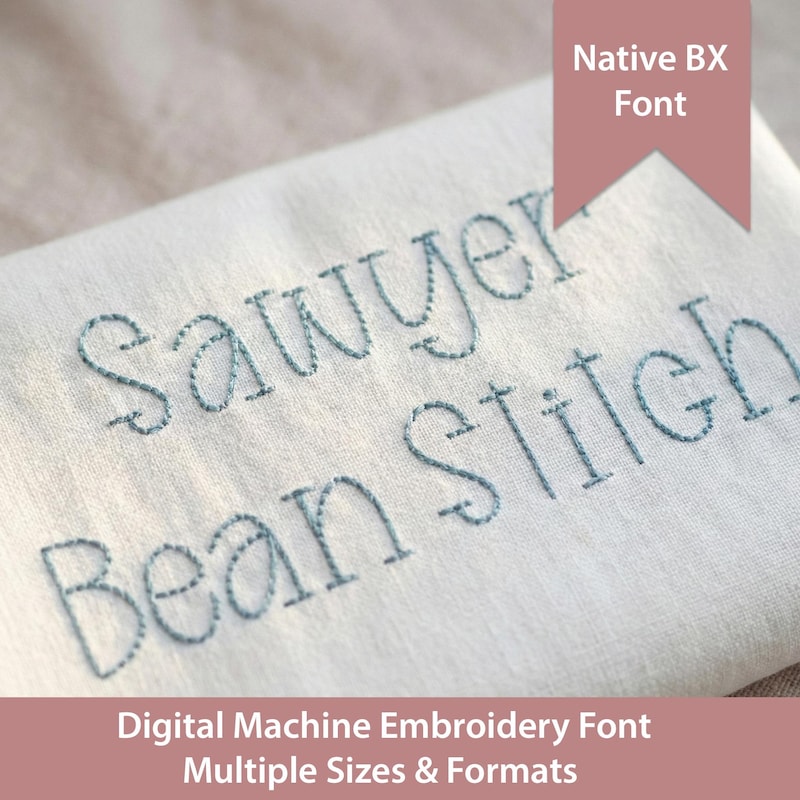 Bean Font Small - Etsy