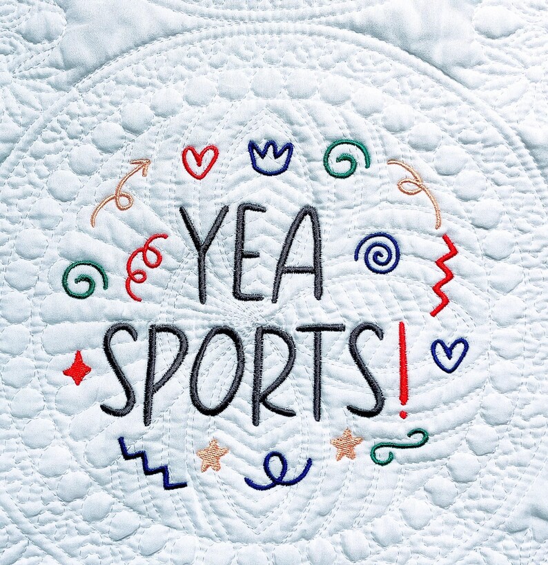 Home Team Block Embroidery Font: Sans Serif Native BX (digital Download ...