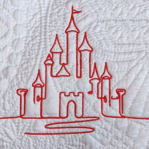Fairy Tale Castle Embroidery Design Quick Stitch Magic Kingdom Fantasy ...