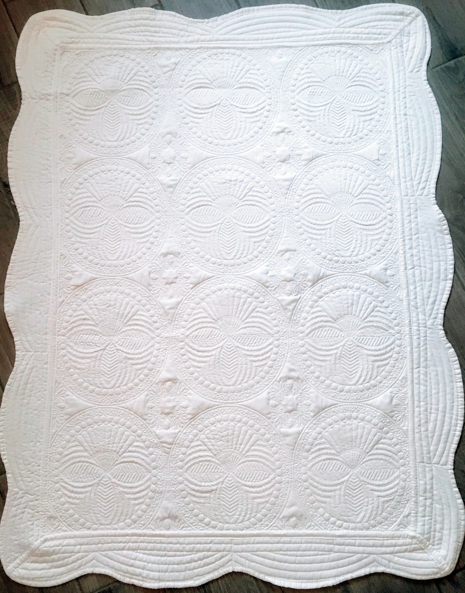 Personalized baby blanket Sunday Afternoon floral | Etsy