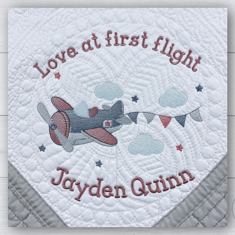 Airplane Quilt - Etsy