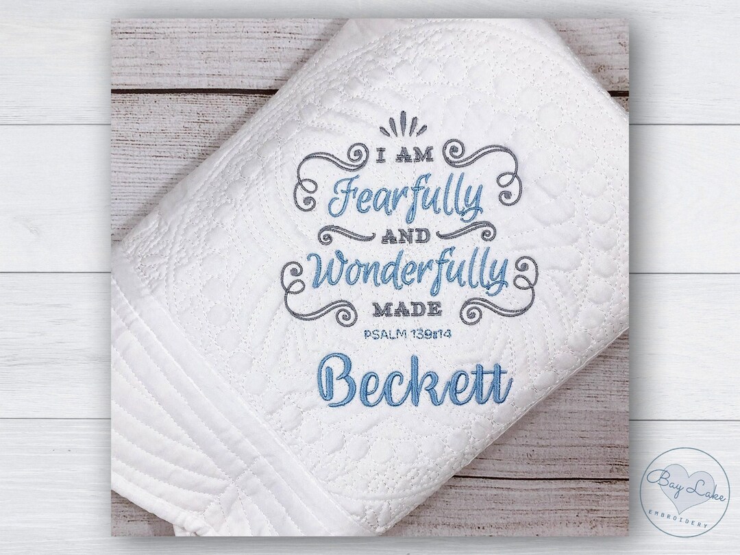 Bible Verse Baby Blanket, Custom Baby Blanket, Personalize Baby Blanket ...