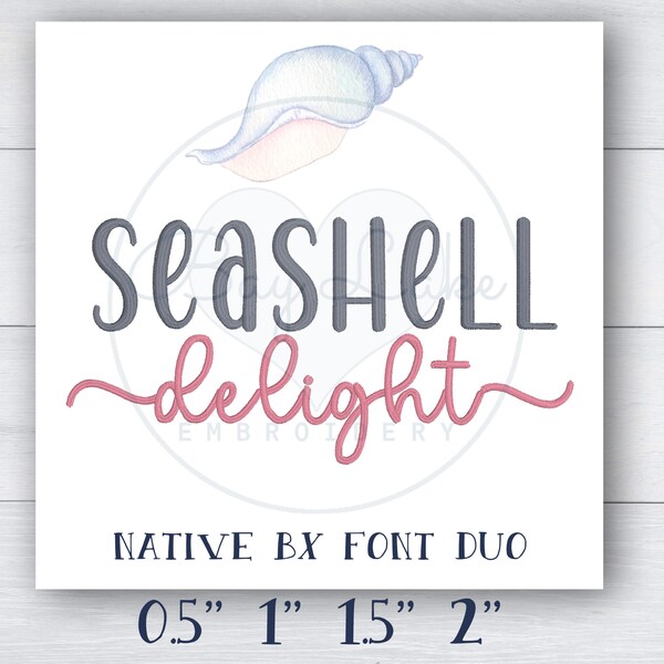 Seashell Embroidery - Etsy