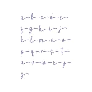 Calista Signature Embroidery Font: Native BX + Stitch Files (digital ...