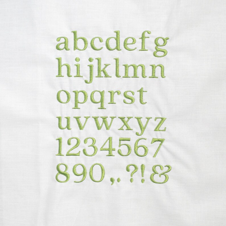 Collins Embroidery Font: Native BX Format (digital Download) - Etsy