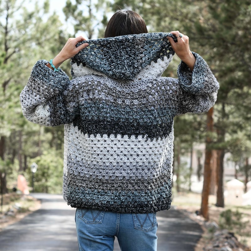 Hoody Granny Cardigan - Etsy