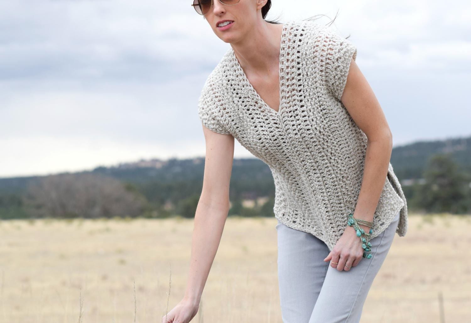 Crochet Shirt Pattern, Crocheted Poncho Pattern, Crocheted Cover Up ...