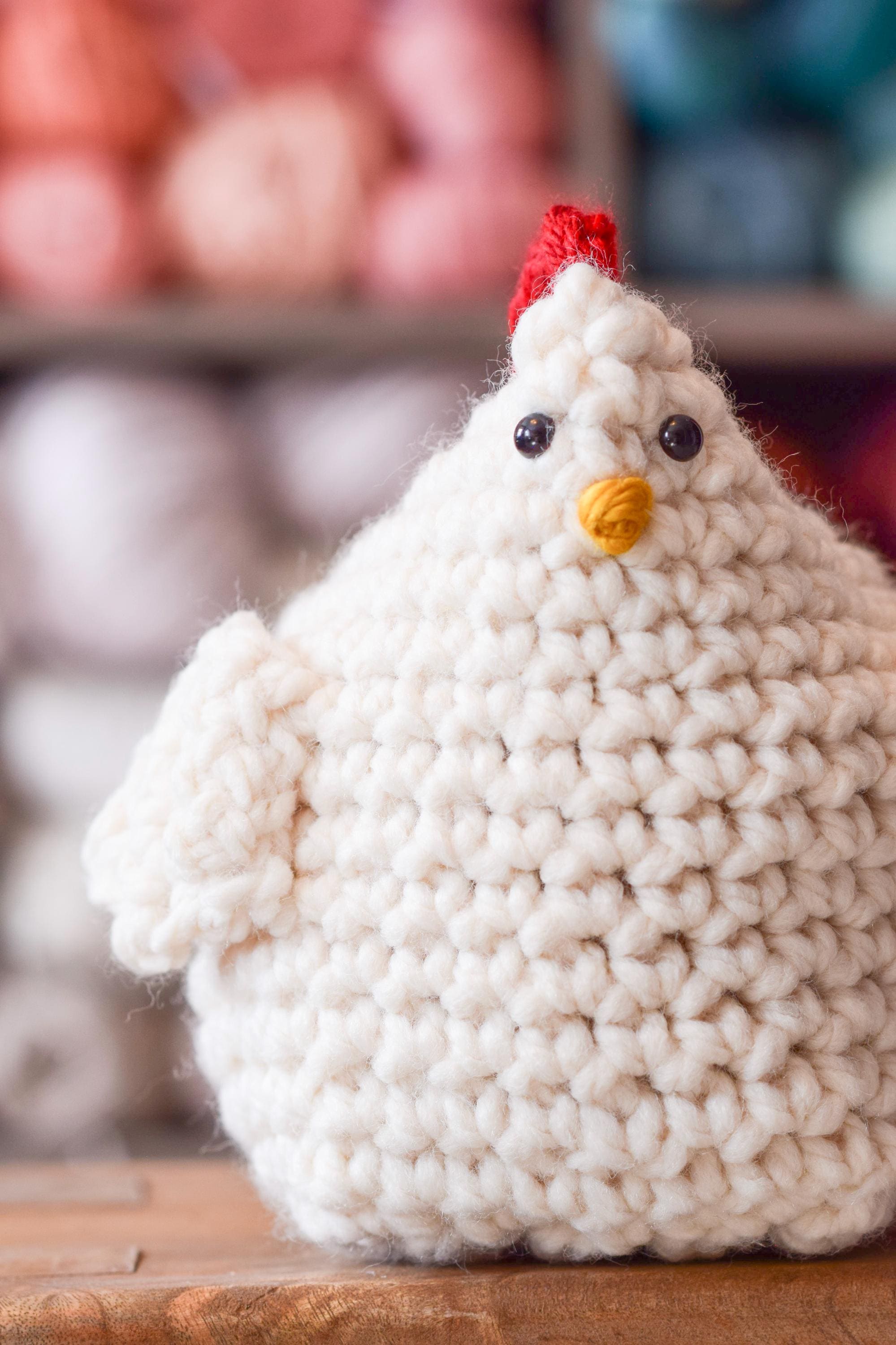 Beatrice Chicken Crochet Pattern, Wool Hen Crochet Pattern, Chunky ...