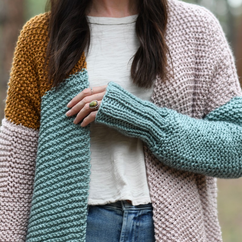 Colorblock Sweater - Etsy