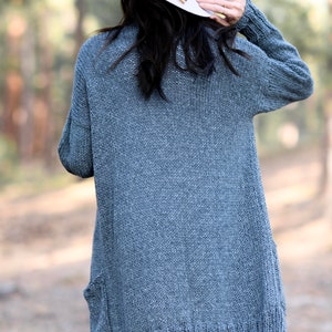 My Comfiest Cardigan Knitting Pattern, Easy Knitting Pattern Cardigan ...