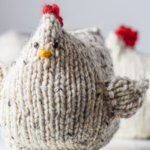 Poppy the Chicken Knitting Pattern ORIGINAL, Knit Chicken Pattern ...