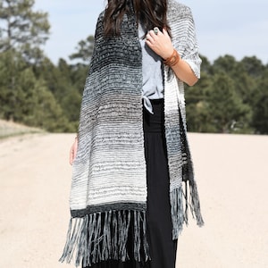 Boheme Days Wrap Knitting Pattern, Easy Shawl Knitting Pattern ...