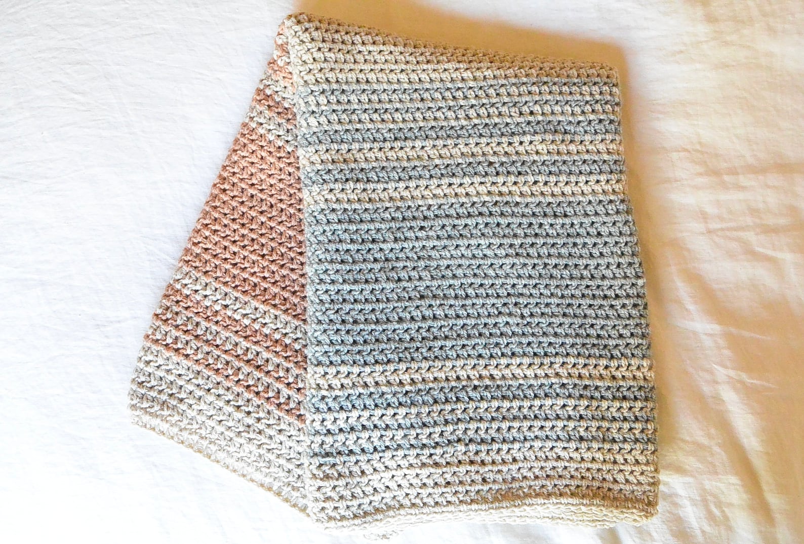 Equinox Blanket, Modern Striped Crochet Blanket Pattern, Beginner ...