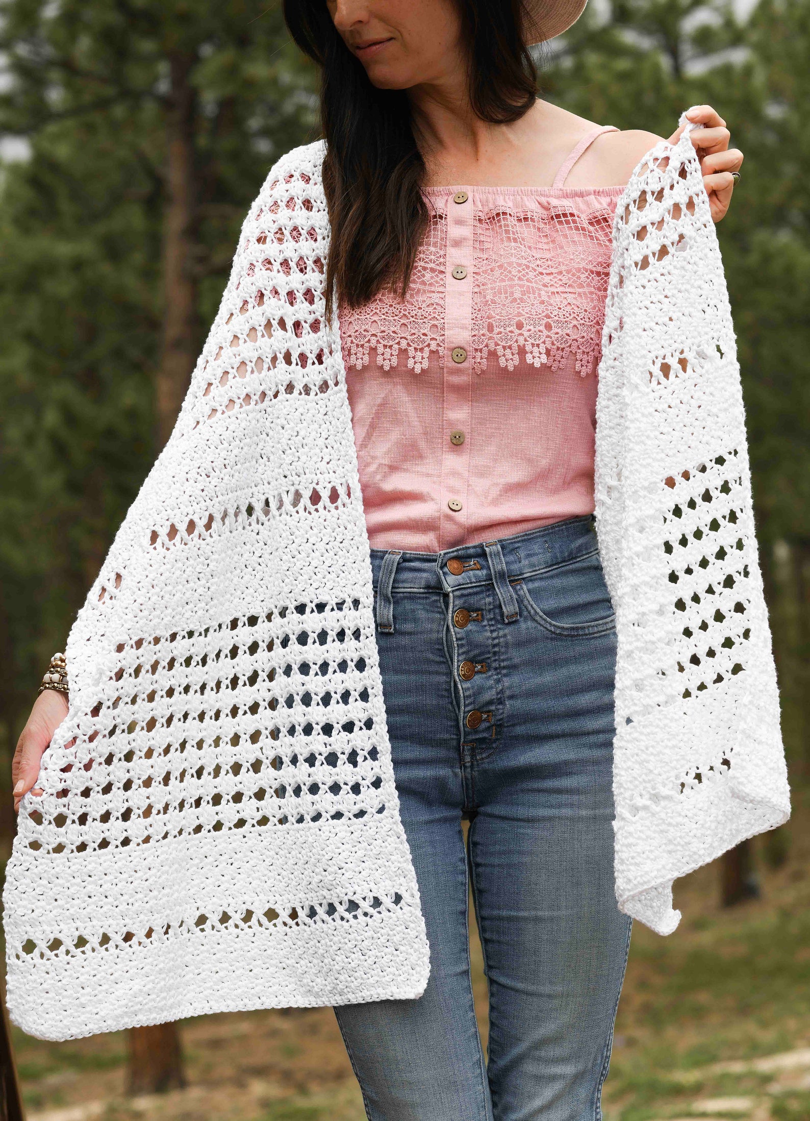 Soiree Wrap Light Shawl Crochet Pattern, Lacy Crochet Wrap Pattern ...