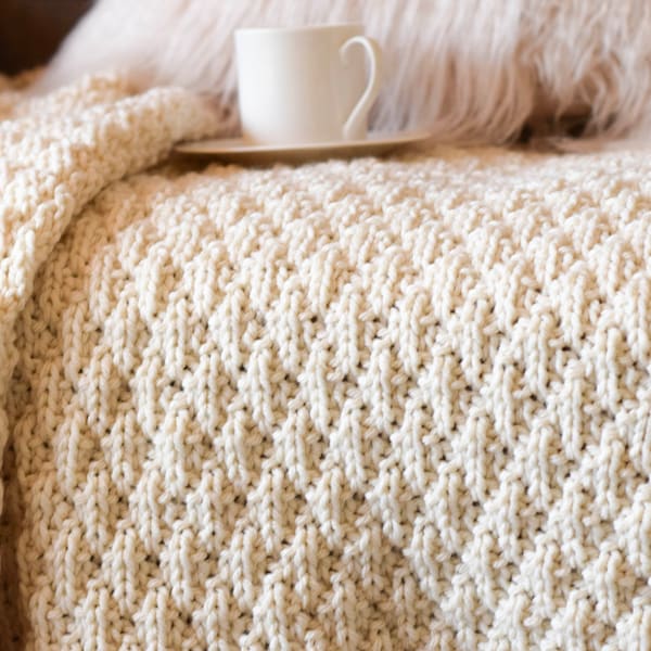 Knit Blanket - Etsy