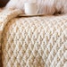 Billowy Knit Throw Quilted Look Blanket Pattern, Pretty Blanket Pattern ...