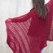 Merlot Wrap Knitting Pattern, Knit Shawl Pattern, Blanket Scarf ...