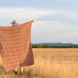 Colorado Throw Blanket Crochet Pattern, Crocheted Blanket Pattern ...