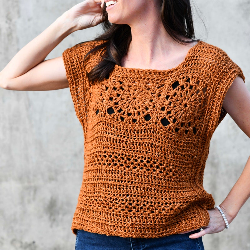 Crochet Top Pattern - Etsy