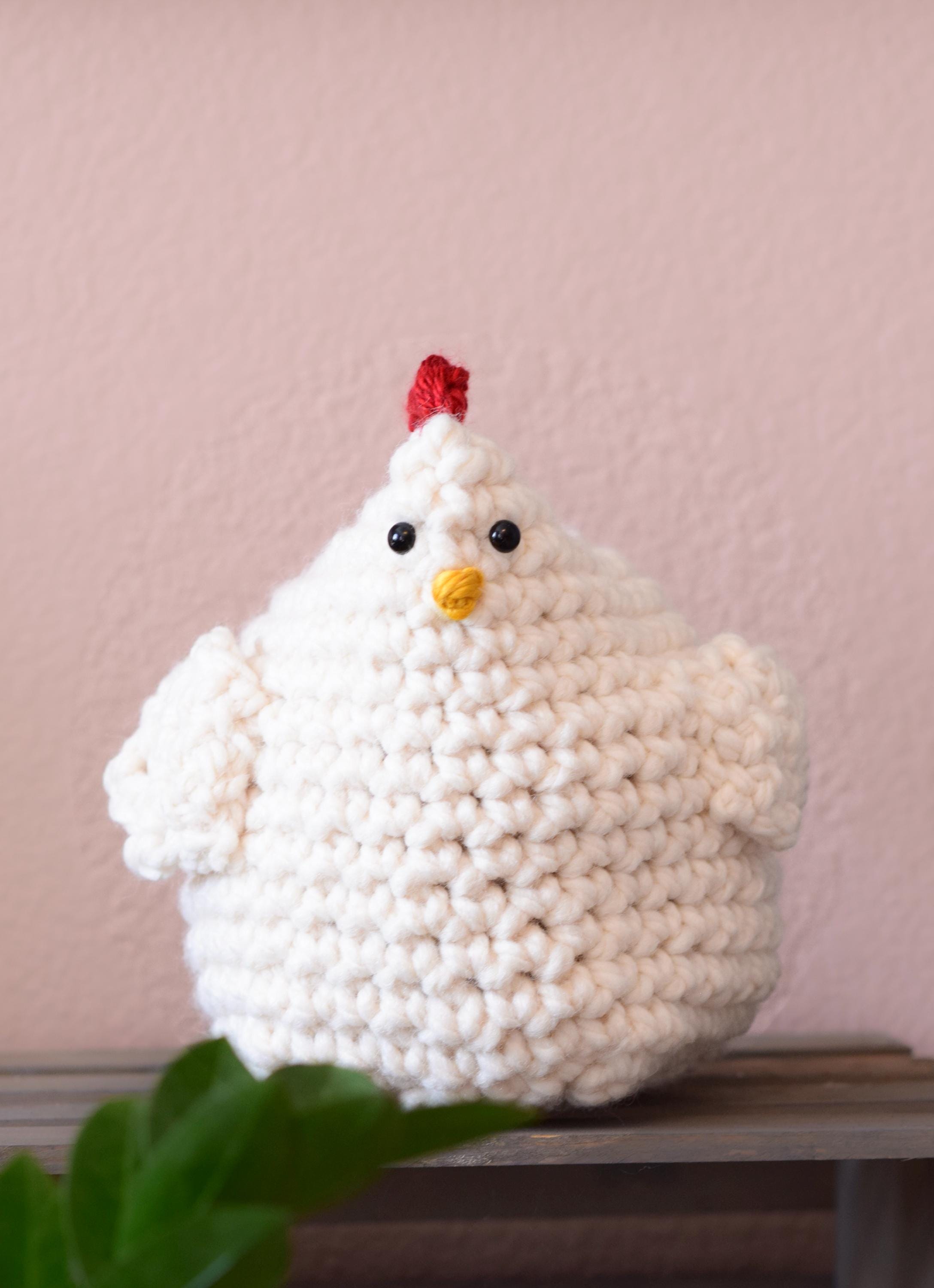 Beatrice Chicken Crochet Pattern, Wool Hen Crochet Pattern, Chunky ...