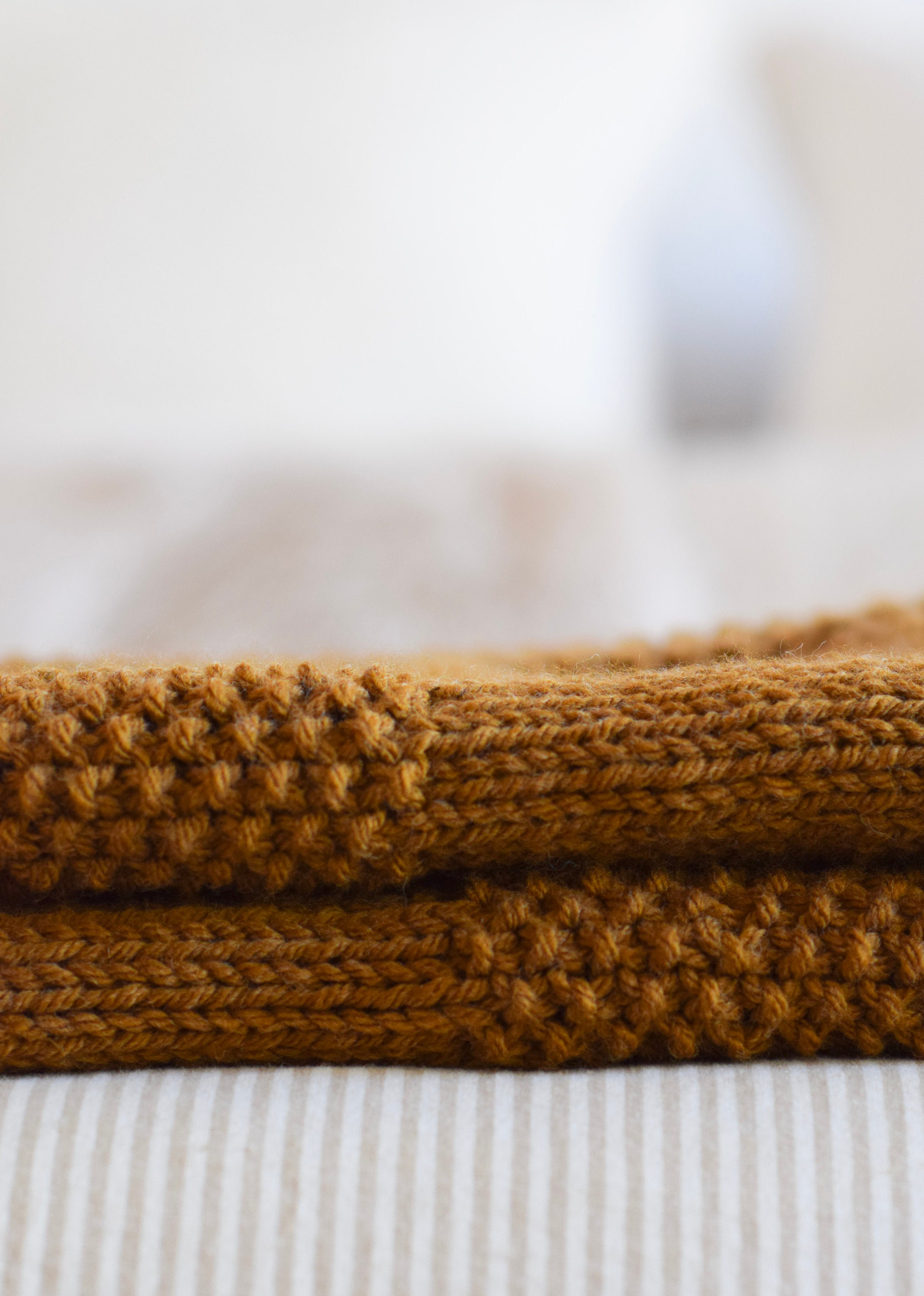 Knit Quilt Squares Blanket Pattern, Checker Basketweave Afghan (digital ...
