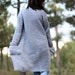 Long Crocheted Cardigan, Autumn Duster Cardigan Crochet Pattern, Easy ...