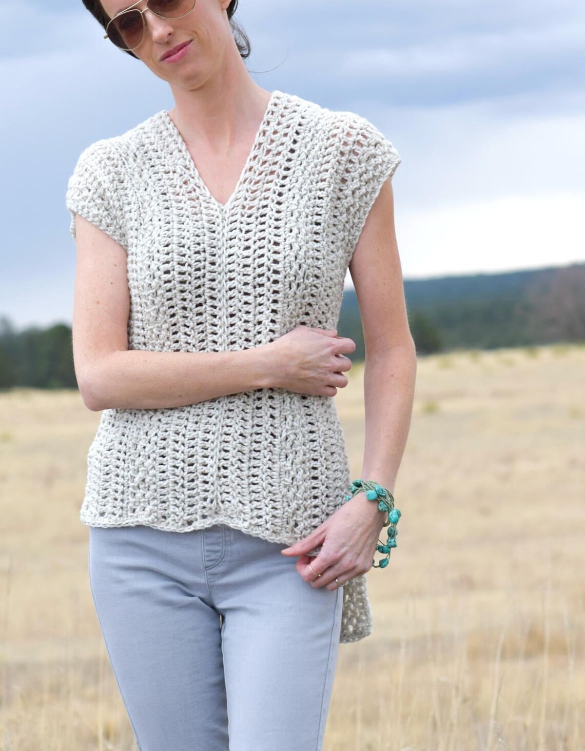 Crochet Shirt Pattern, Crocheted Poncho Pattern, Crocheted Cover Up ...